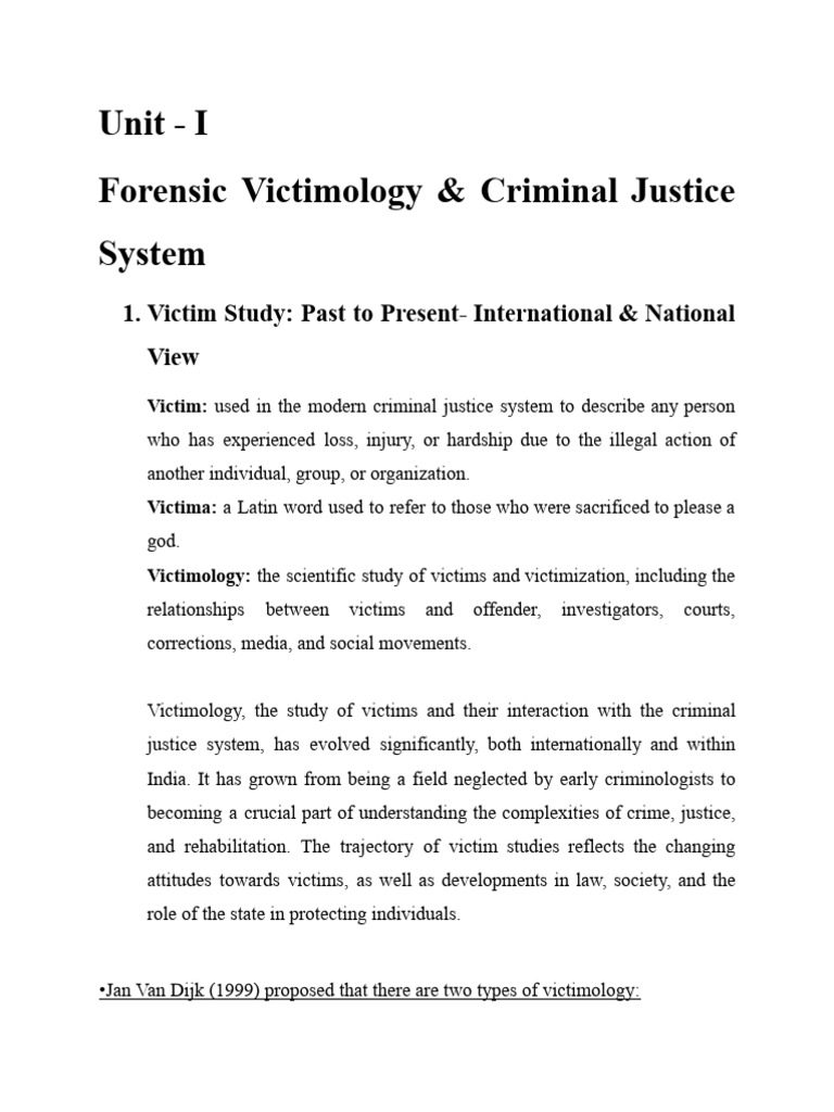 Victimology | PDF | Victimology | Crimes