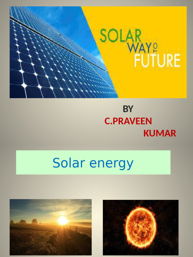 Solar Energy&solar Panels | PDF | Photovoltaic System | Photovoltaics