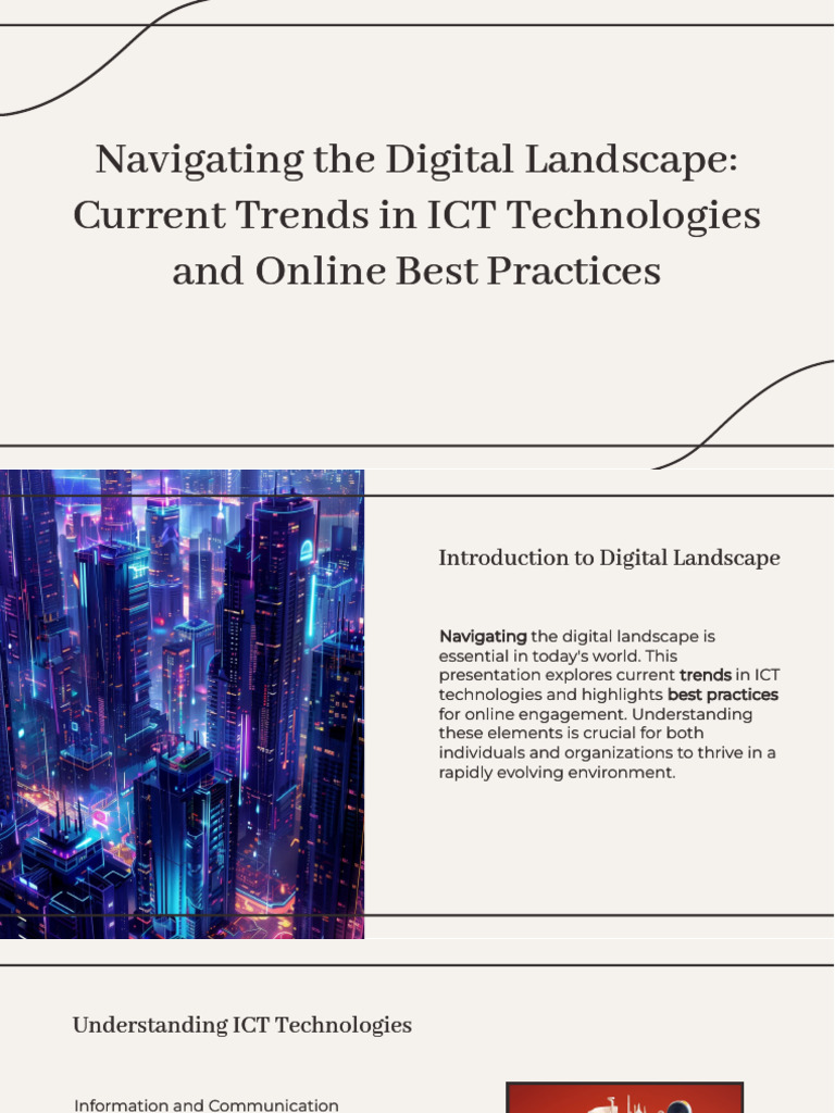Wepik Navigating The Digital Landscape Current Trends in Ict ...