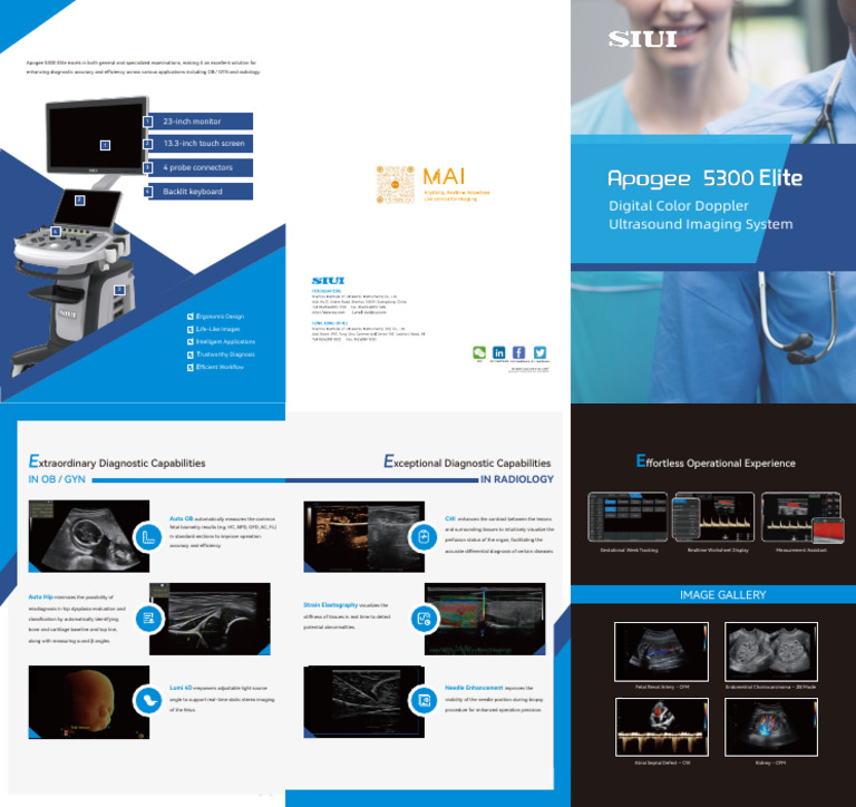Apogee 5300 Elite Catalog | PDF | Medical Ultrasound | Clinical Medicine