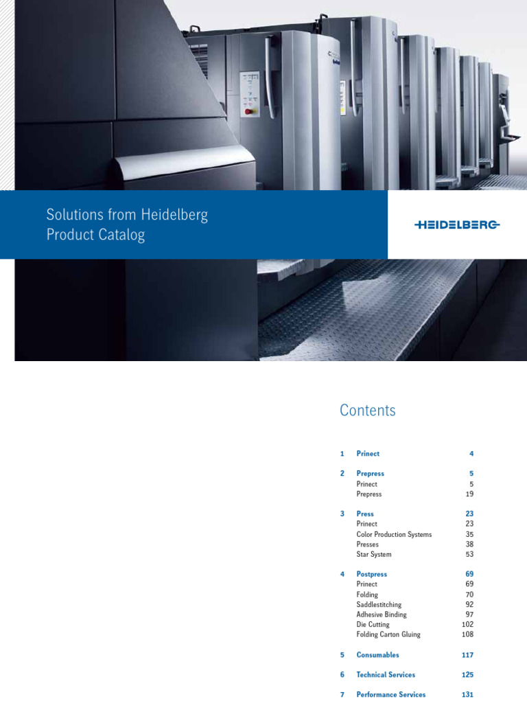 Prinect Product Portfolio | PDF | Computing