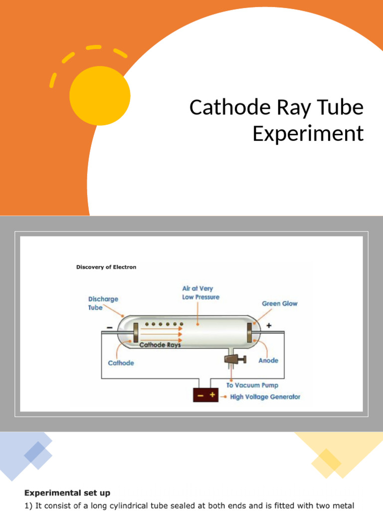 Cathode Ray Tube Experiment | PDF