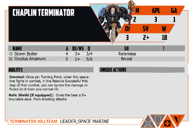 Kill Team Terminator Chaplin | PDF