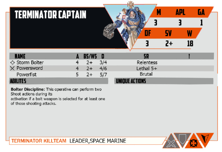 Kill Team Terminator Captain | PDF