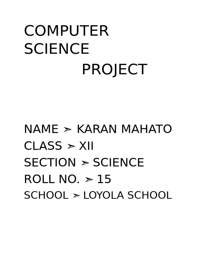 Computer Science | PDF Computer Science | PDF