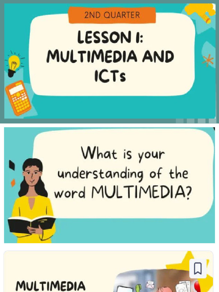 Quarter 2 Lesson 1 Multimedia Ict | PDF