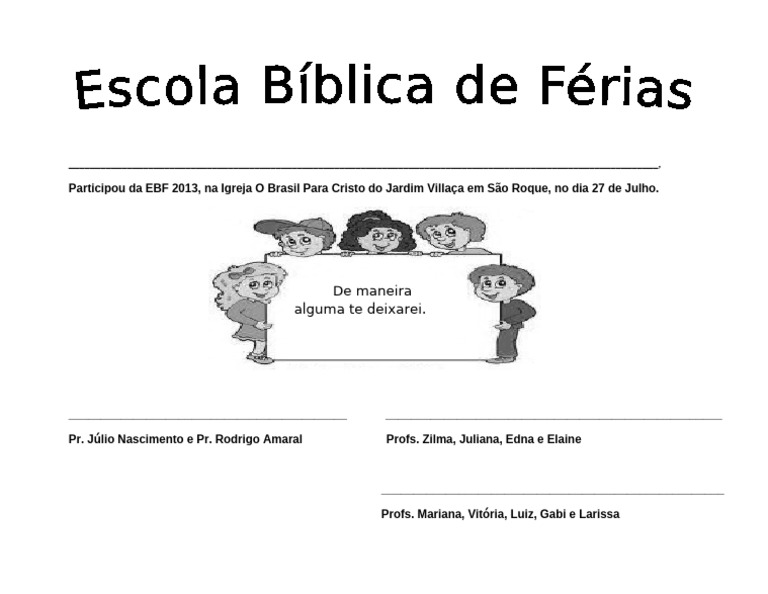 certificado ebf | PDF