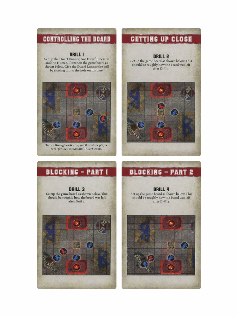 PDF BzB2 Drill Cards | PDF