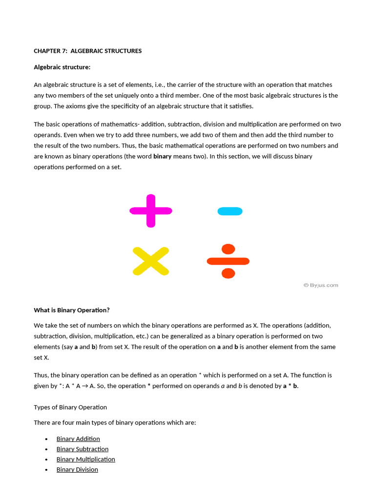 cHAPTER 7 | PDF | Division (Mathematics) | Subtraction