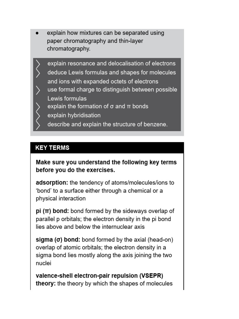 IB Chemistry Chapter 7 Definition List | PDF | Intermolecular Force ...