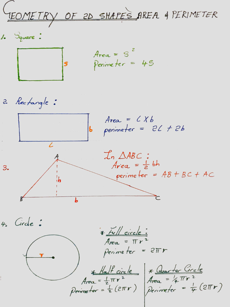 Grade 7 - 12 Geo - of - 2D - Shapes | PDF