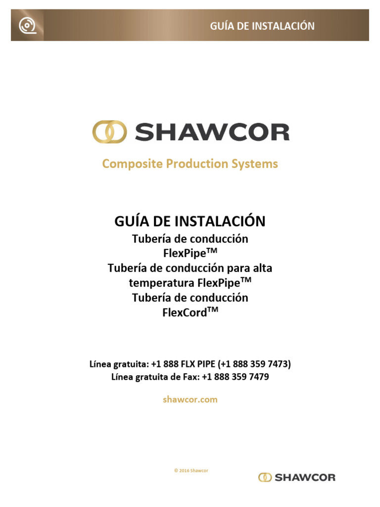 MW749986 - Shawcor Core Products Installation Guide - SP 20171129 | PDF ...