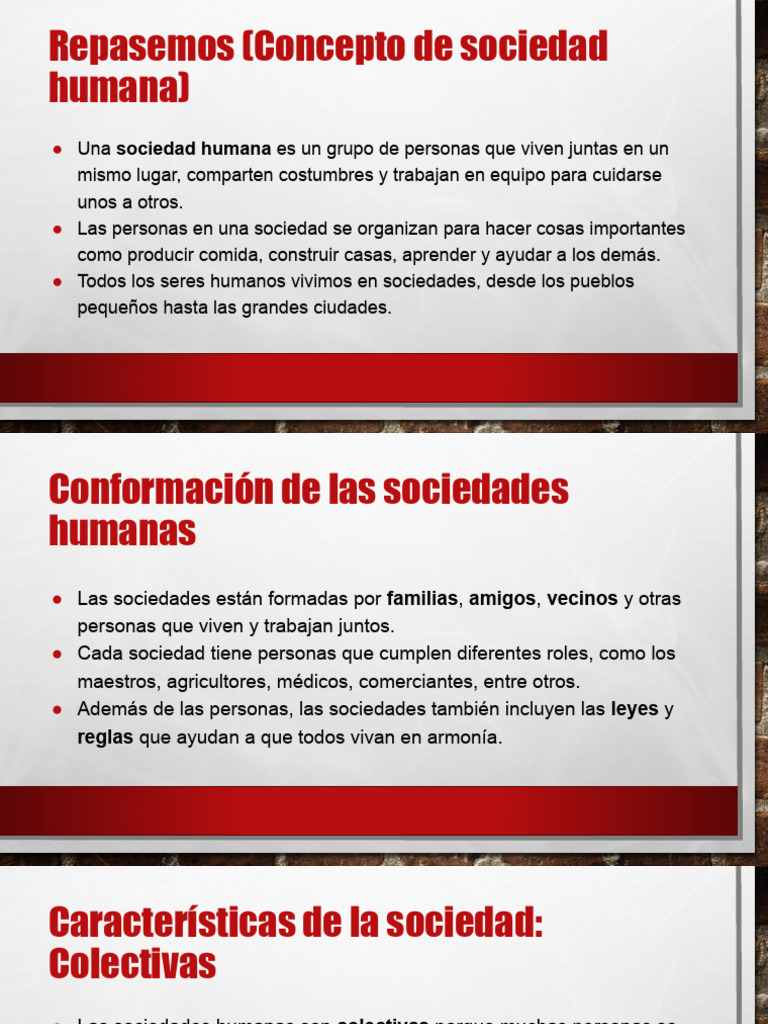 Concepto y características de la sociedad humana | PDF | Sociedad | Familia