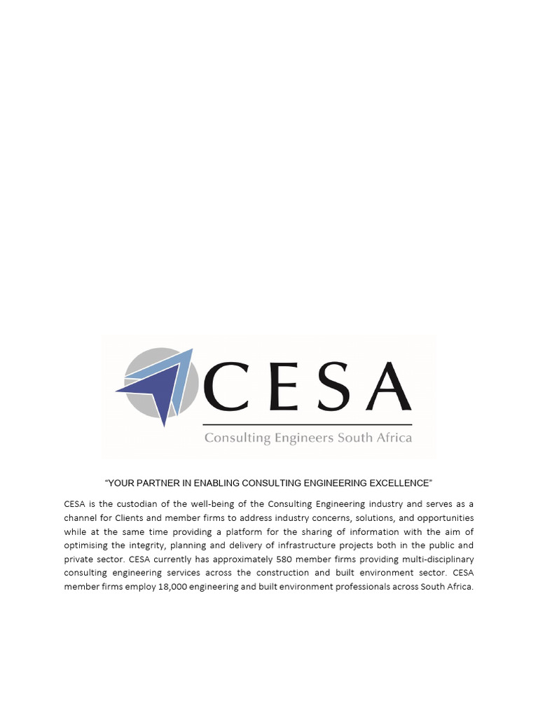 CESA PCES Procurement Guideline For Engineering Services Part 2 Template RFP 2 | PDF | Offer And ...
