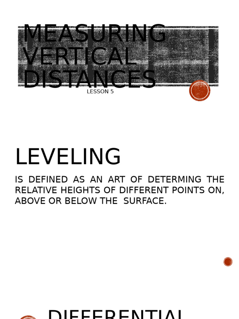 Differential Leveling Guide | PDF