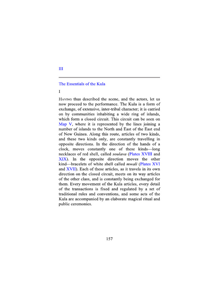 Bronislaw Malinowski 2014 (1922) The Essentials of The Kula | PDF