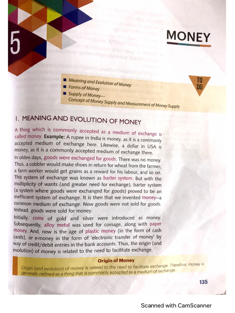 MONEY Economics Grade 12 | PDF