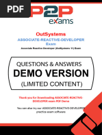 Sample Questions For Outsystems Associate Reactive Developer Outsystems 11 Exam Exam by Hawkins ...