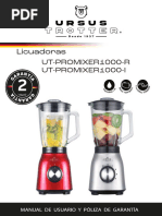 Manual Licuadoras Oster | PDF | Mayonesa | Salsa