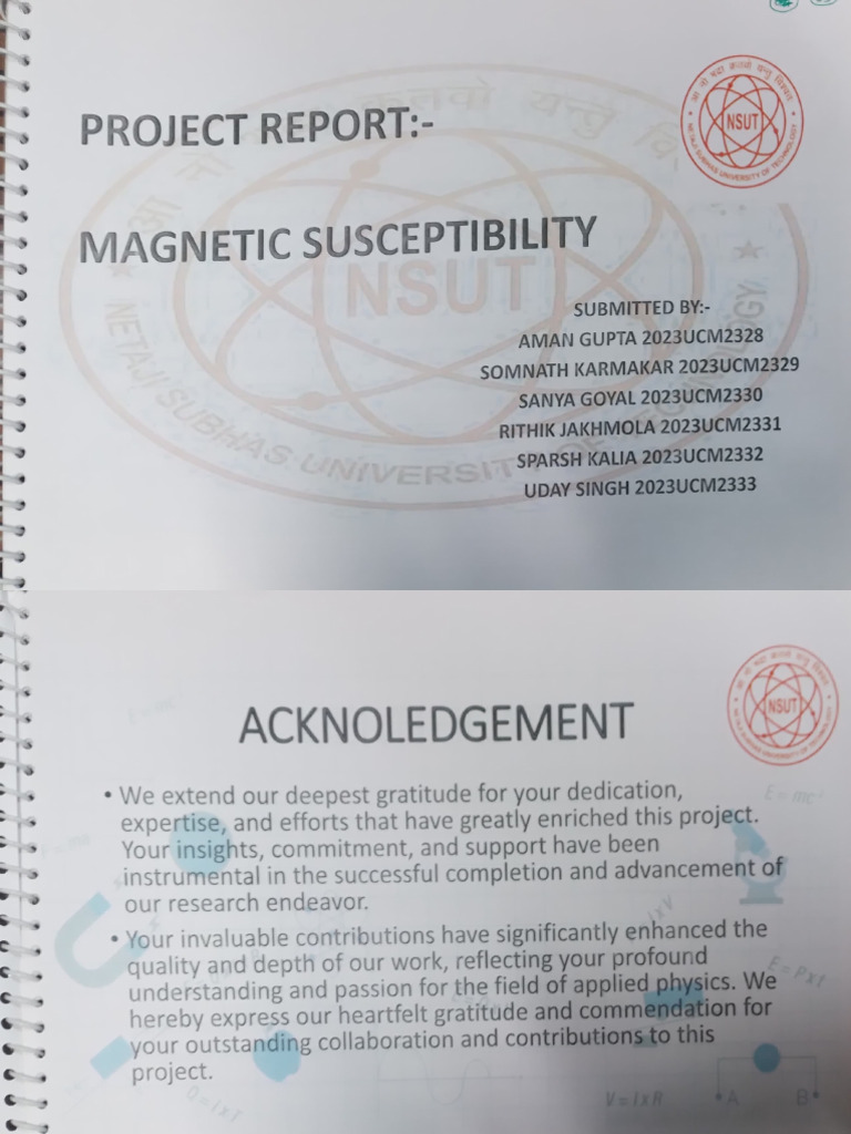 GRP 5 Phy Experiment | PDF