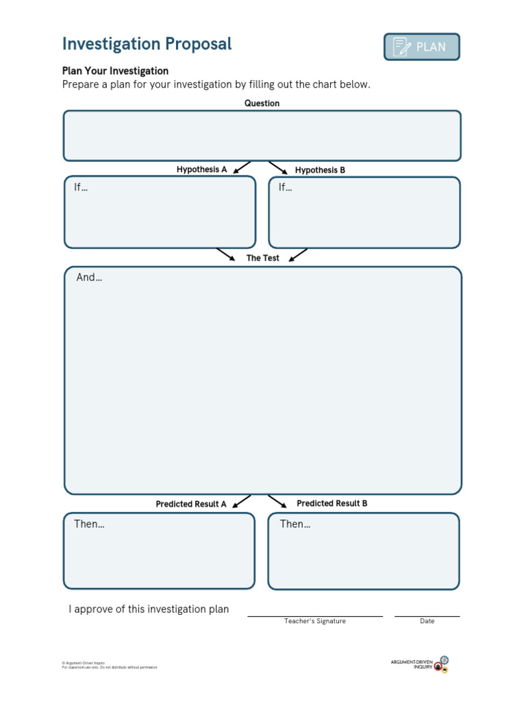 Investigation Proposal Template | PDF