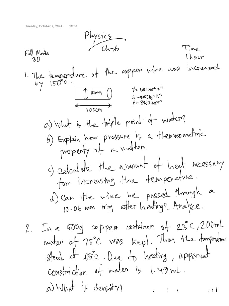 Physics Ch6 Set 2 | PDF