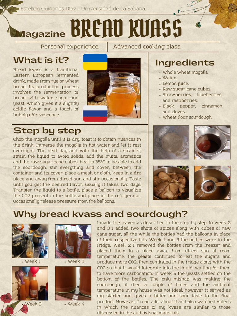 Bread Kvass Poster - 20241028 - 212831 - 0000 | PDF | Sourdough | Breads