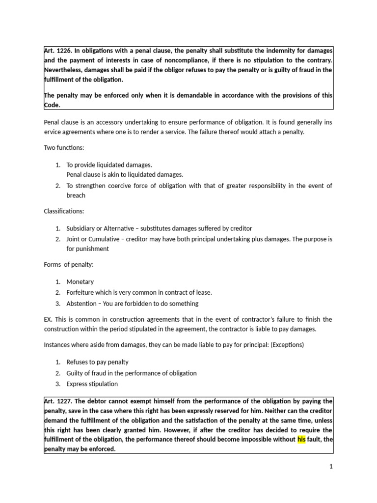 OBLICON - 2nd Exam Coverage | PDF | Guarantee | Payments