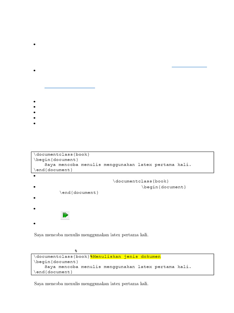 Menulis Menggunakan Latex | PDF