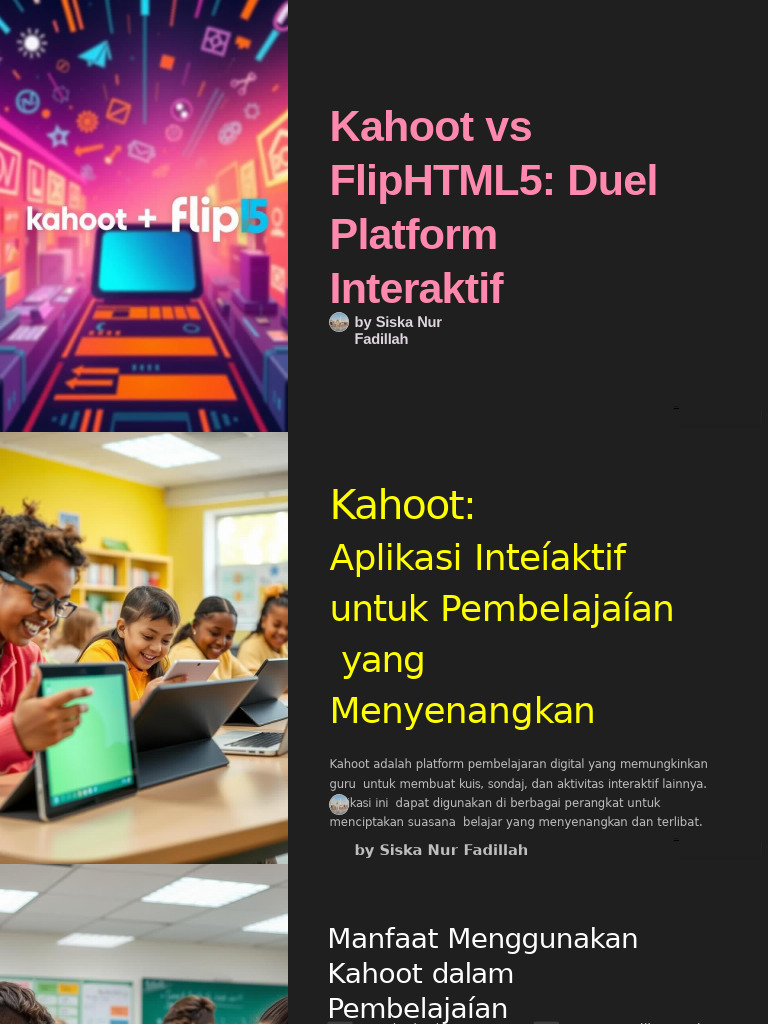 Kahoot Vs FlipHtml5 | PDF