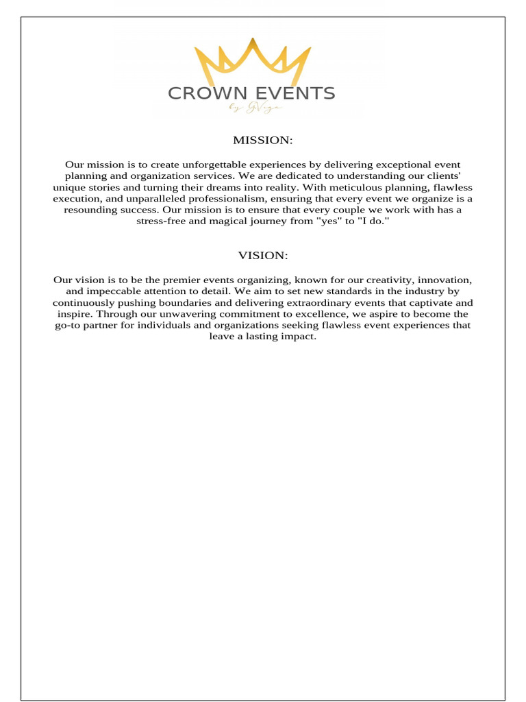 Mission & Vision | PDF