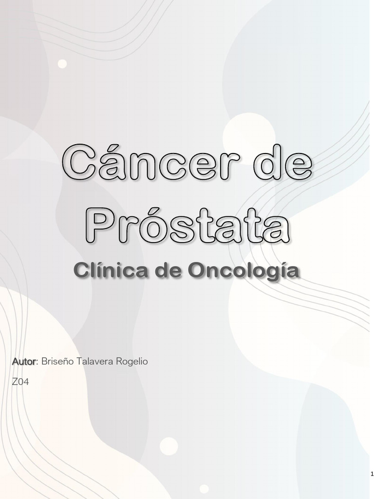 Onco 1 | PDF | Cancer de prostata | Cáncer