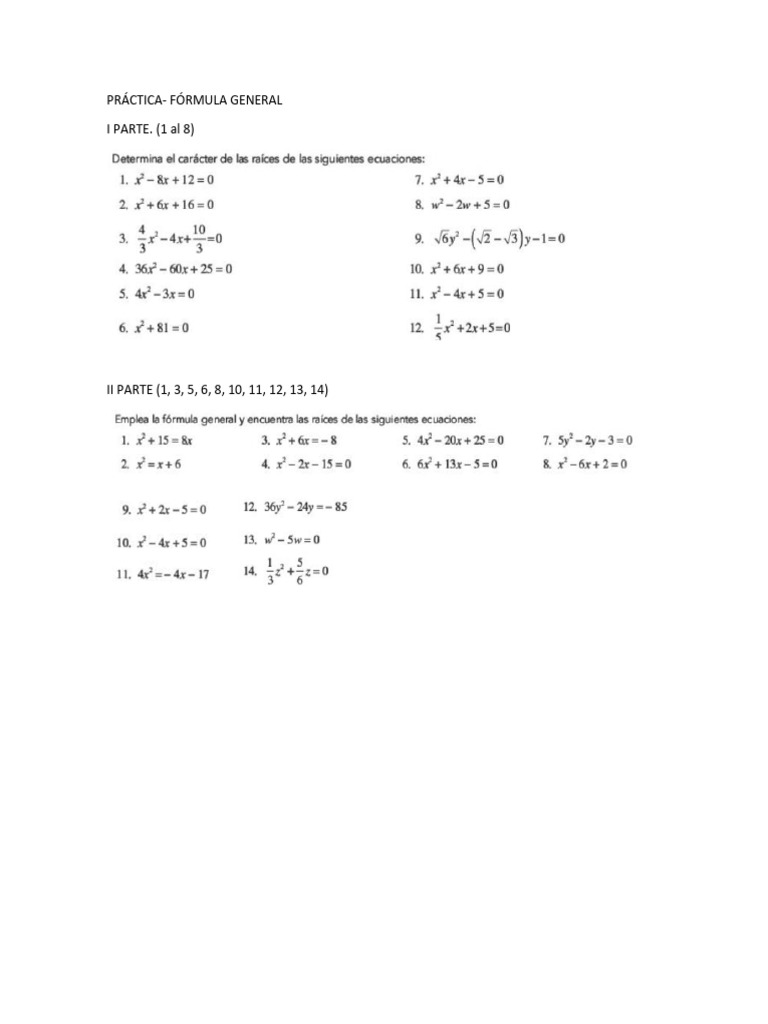 PRACTICA 2 FORMULA GENERAL PDF
