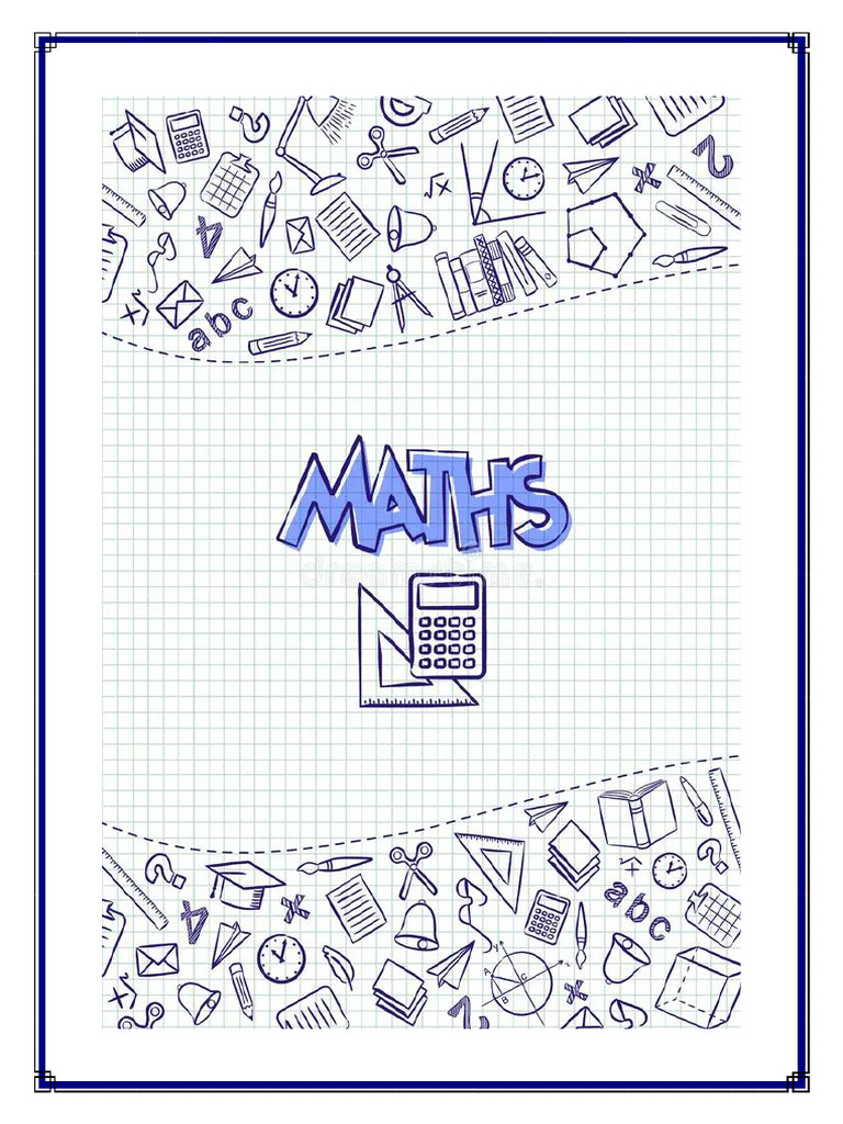 Cover Page Maths | PDF