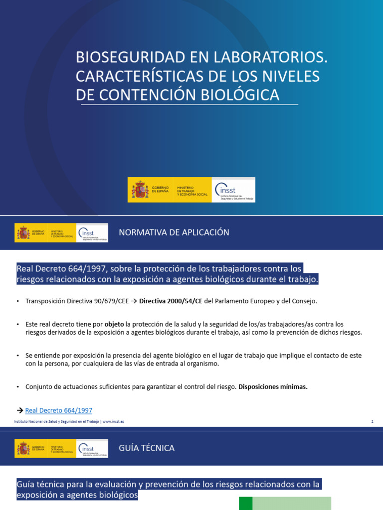 Bioseguridad en laboratorios. 1 | PDF | Laboratorios | Higiene