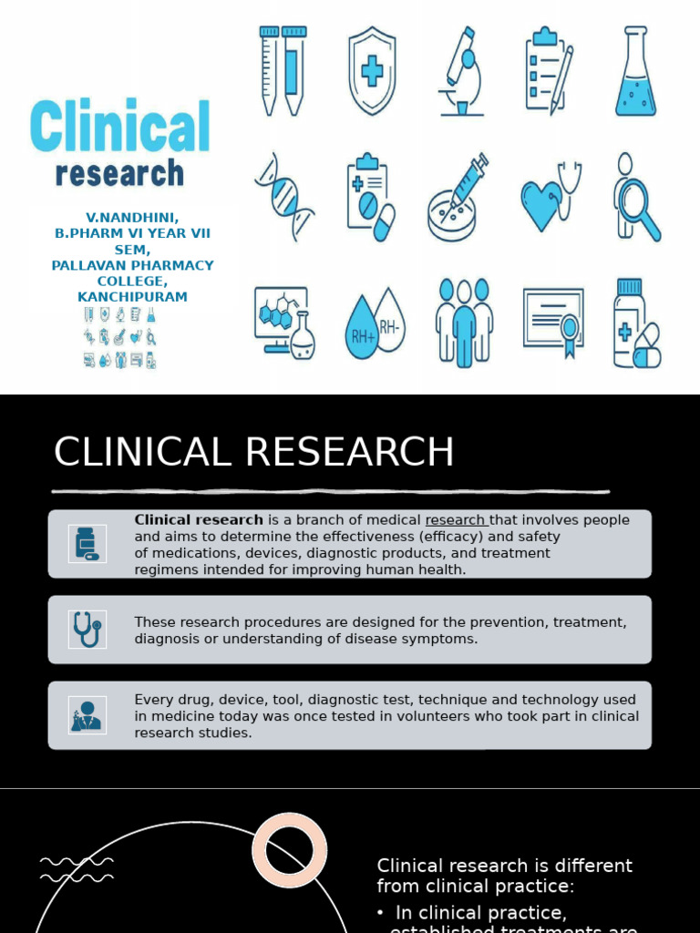 Introduction To Clinical Research | PDF | Phases Of Clinical Research | Clinical Trial