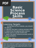 5 - Basic Science Process Skill Observing | PDF | Observation ...