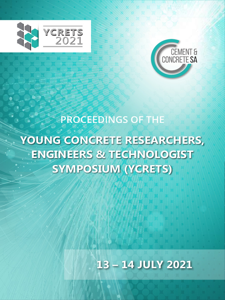 CCSA YCRETS Proceedings 2021 Compressed | PDF | Concrete | Cement