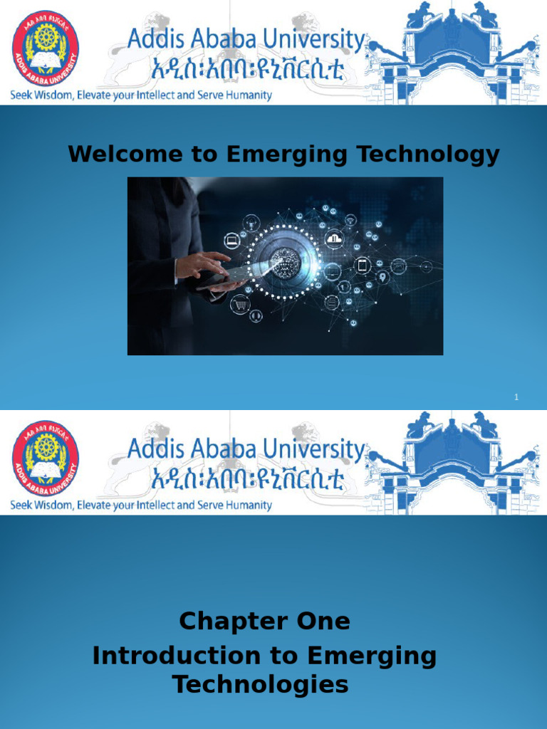 Chapter 1 - Intro To Emerging Technologies | PDF | Human–Computer Interaction | Computer Network