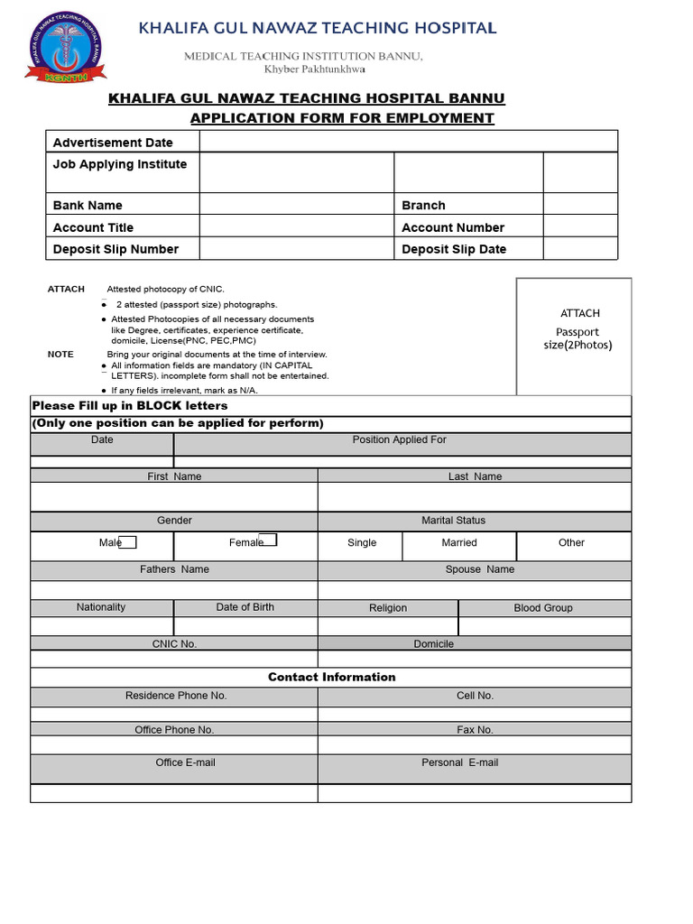 Application Form For Employment Updated | PDF | Faq | Justice