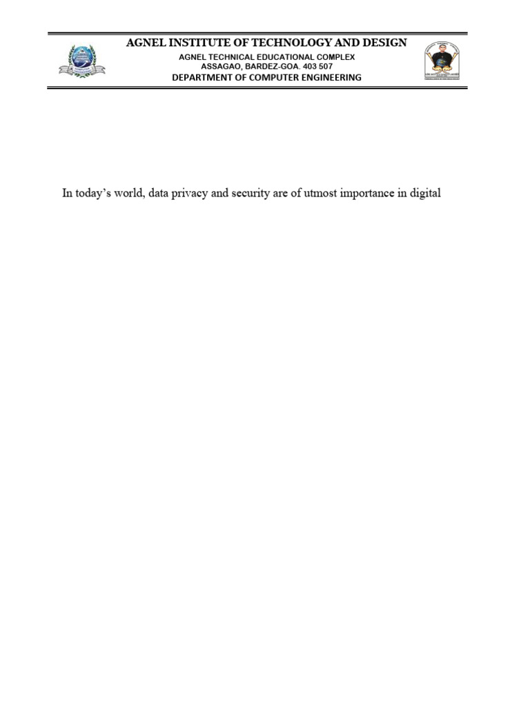 DSProject Report | PDF | Encryption | Cryptography