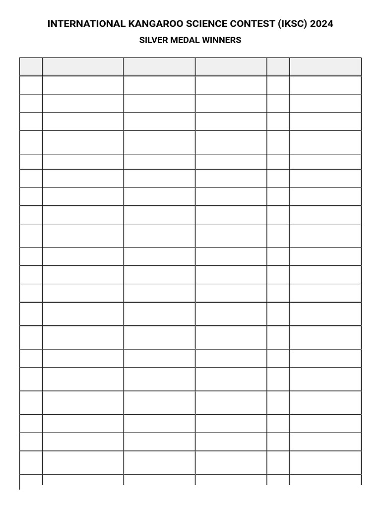 Silver Winners | PDF