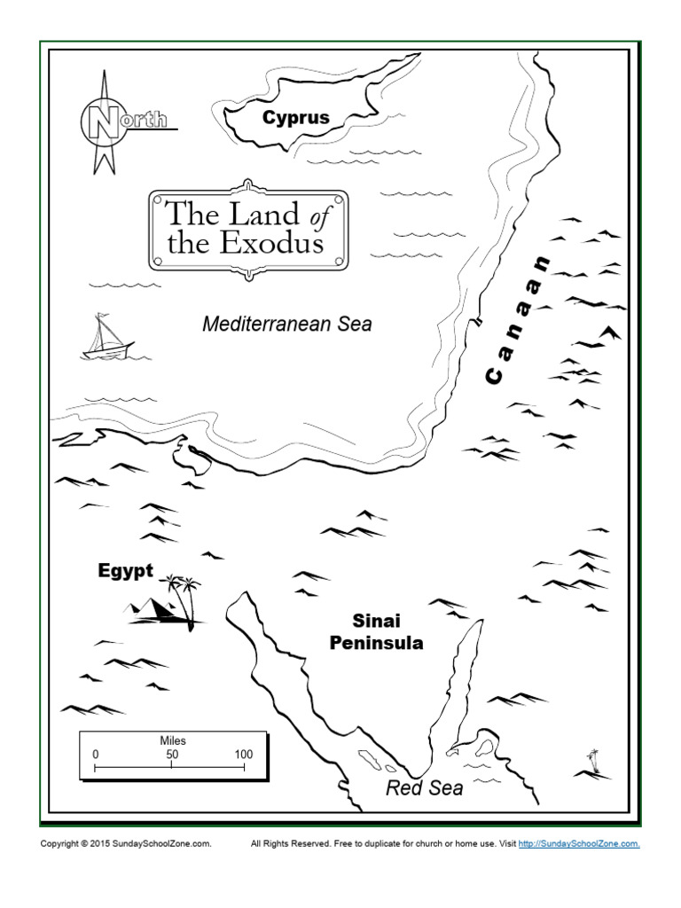 Exodus Coloring Map | PDF