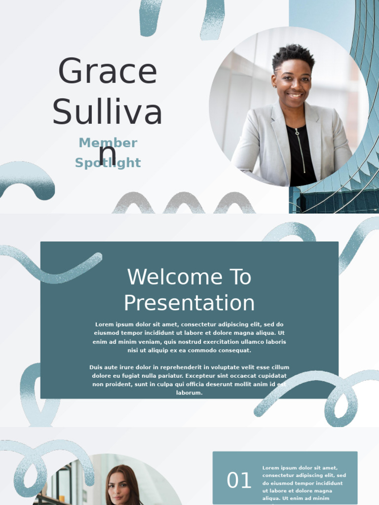 Member Spotlight Slides - Powerpoint | PDF | Career & Growth
