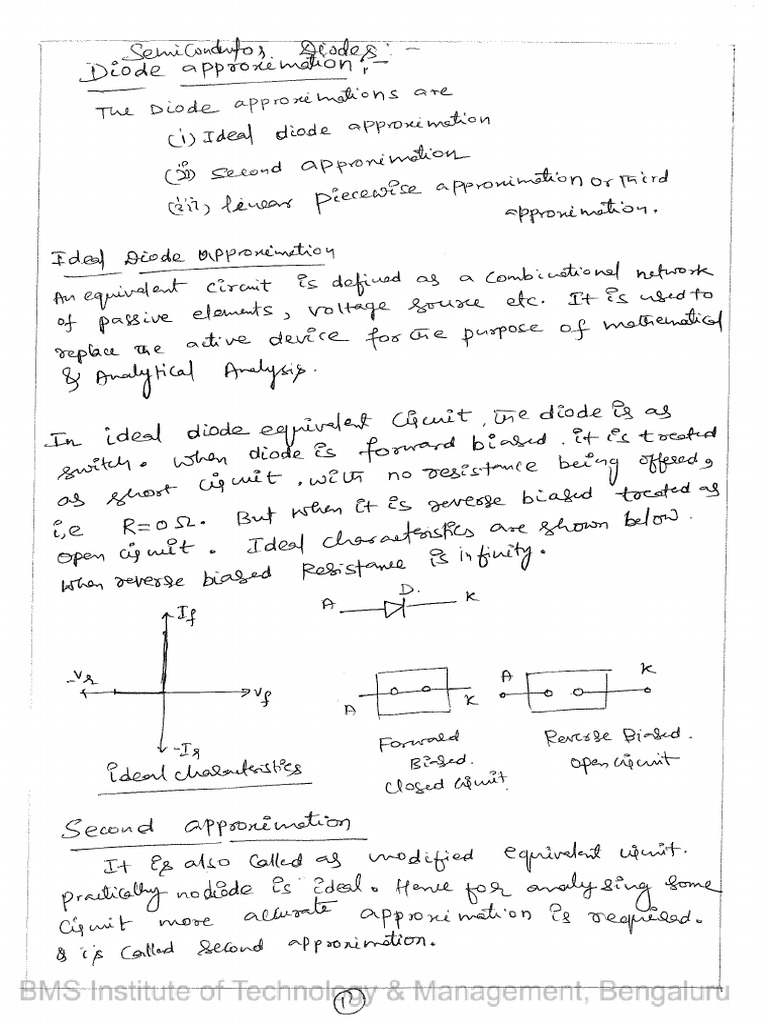Module1 - Semiconductordiodes Notes | PDF