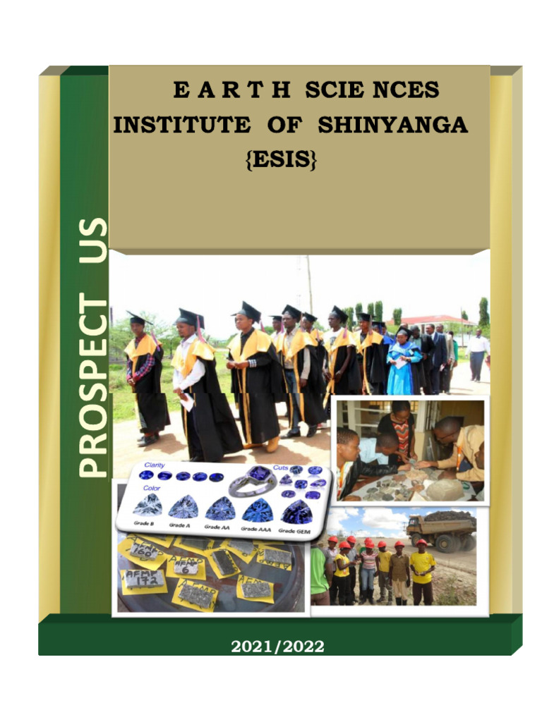 Earth Sciences Institute of Shinyanga Prospectus Downloadable 2022 ...