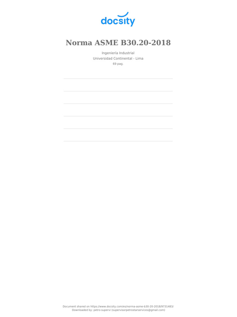 Asme b30.20-2018 Dispositivos de Elevacion Debajo Del Gancho | PDF | Patentar | Grúa (máquina)