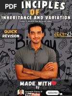 Principles of Inheritance and Variation (One Shot) - Class Notes - NEET ...