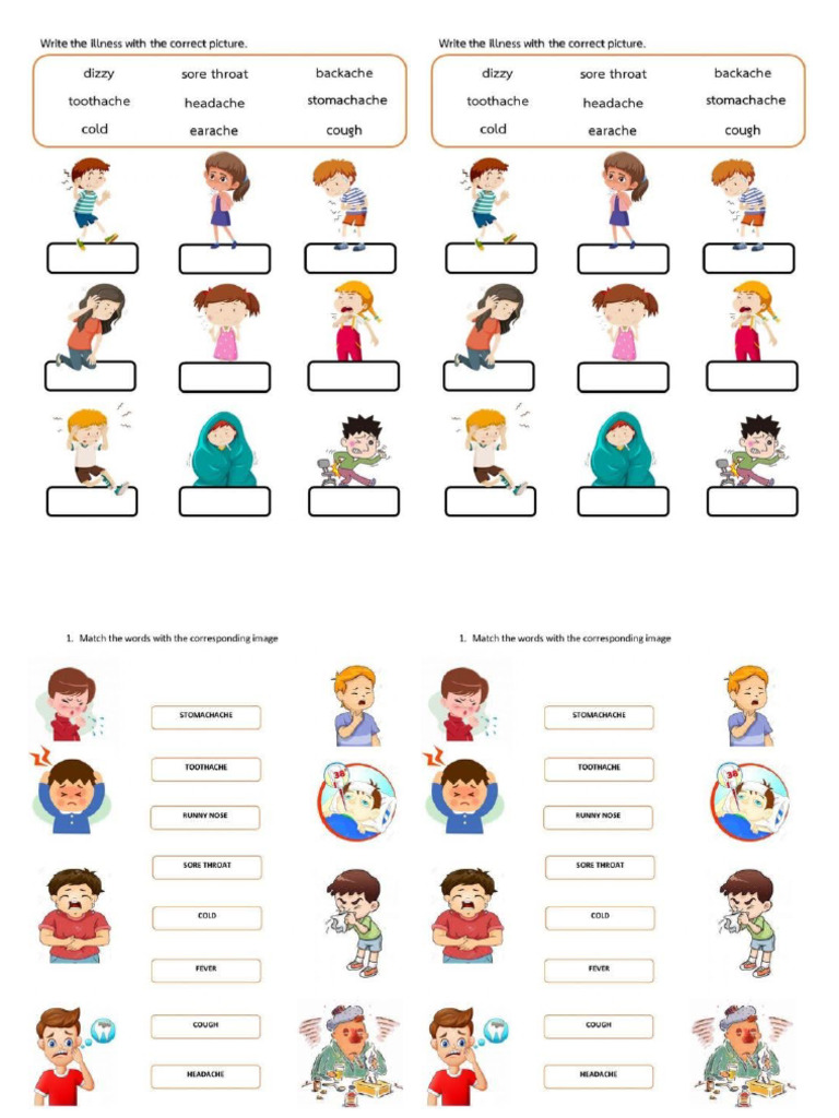KB3 Unit 5 Illnesses | PDF
