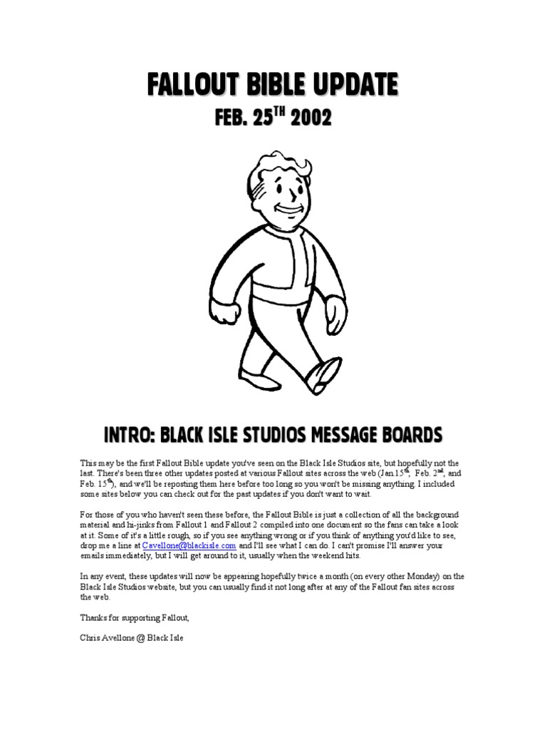 Fallout Bible 4 | PDF | Leisure
